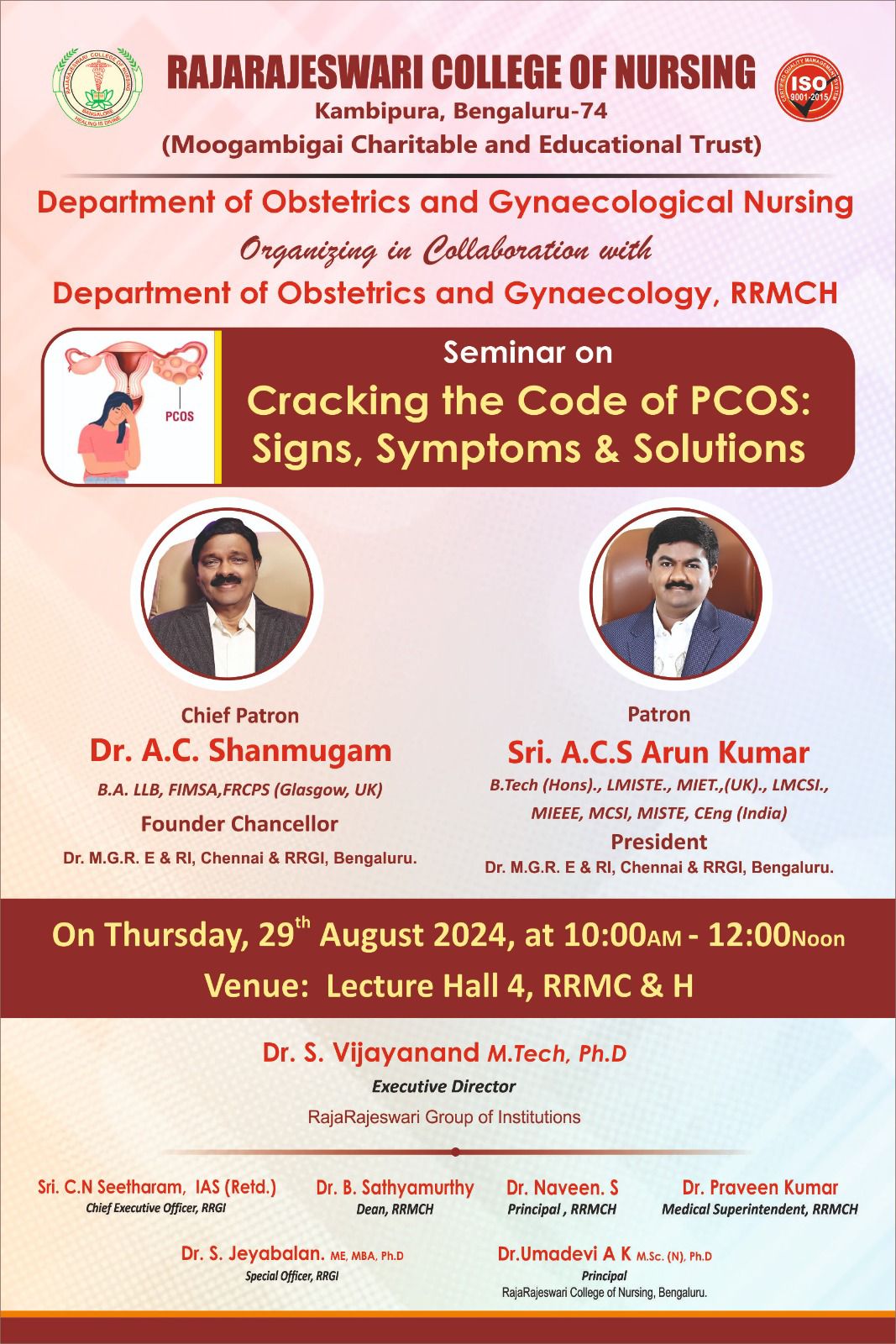 Seminar on Cracking the PCOS: Signs, Symptoms & Solutions ...